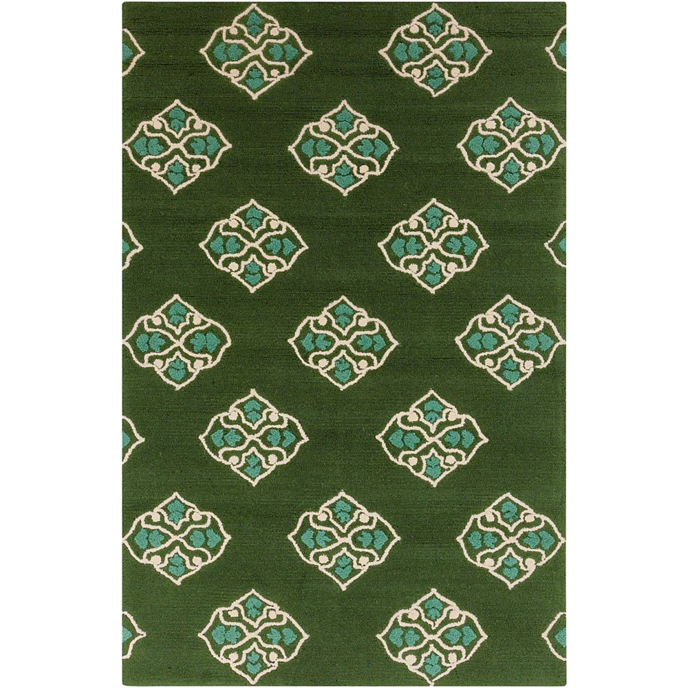 Artistic Weavers Talamo Green 5 ft. x 7 ft. 6-inch Rectangular Area Rug ...