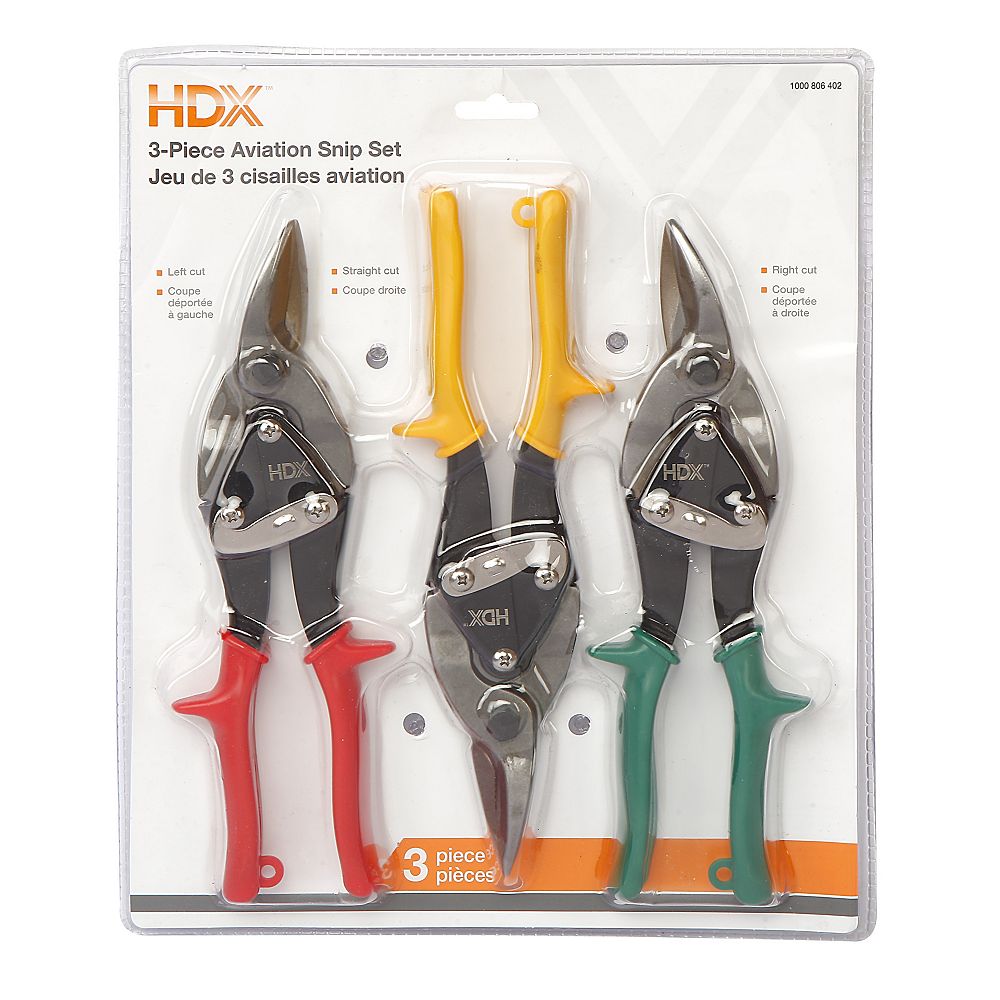 HDX 3-Piece Aviation Snip Set | The Home Depot Canada