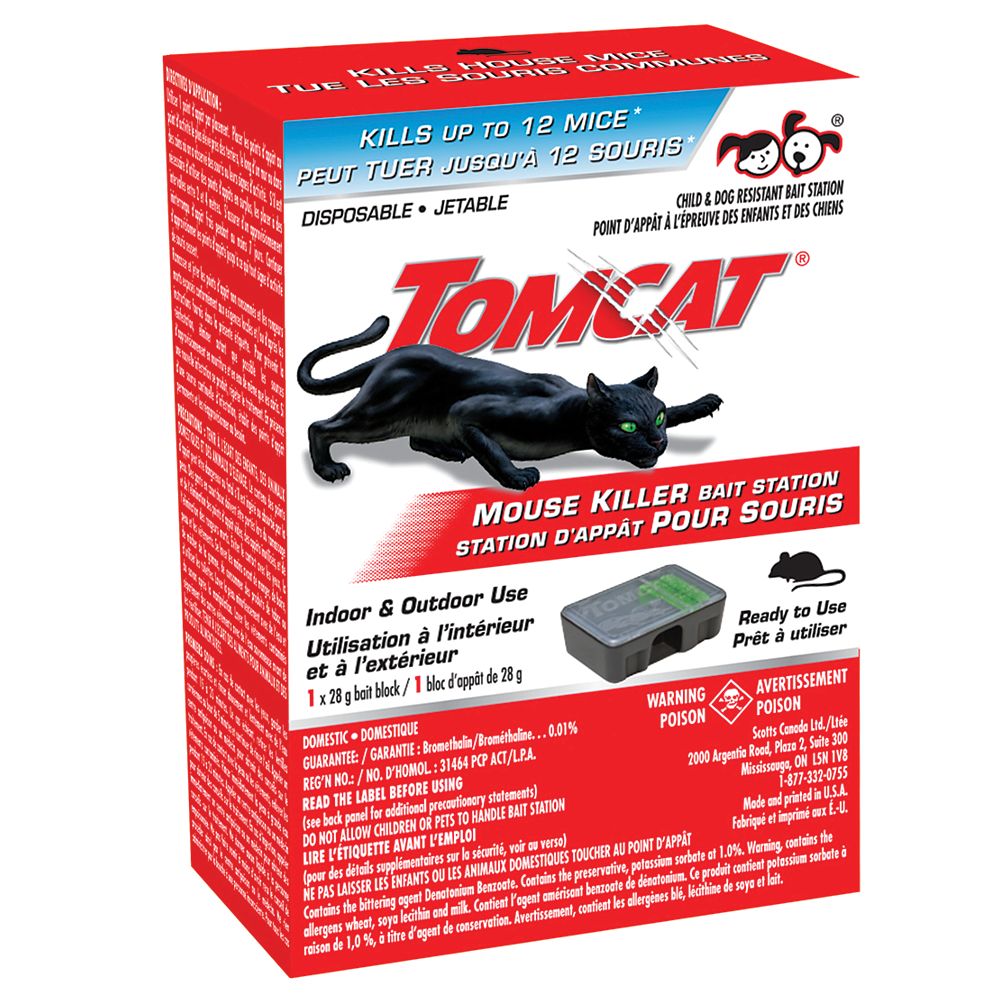 Tom Cat Tomcat Mouse Killer Disposable Bait Station | The Home Depot Canada
