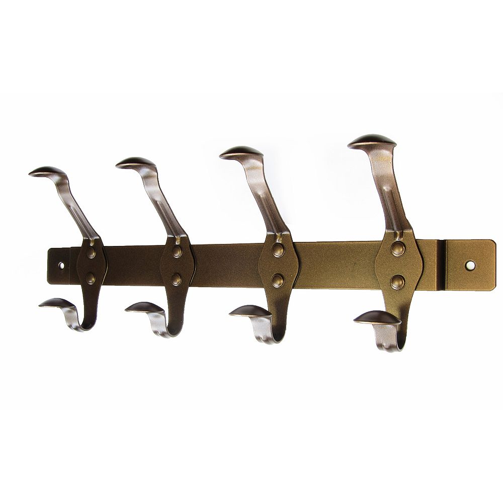 Klassen Smart Hooks Antique bronze hook rail | The Home Depot Canada