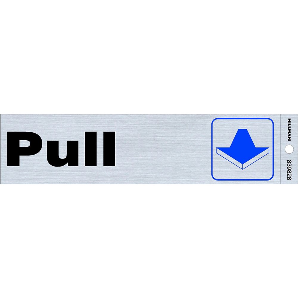 Hillman 2 x 8-inch Pull Sign - 1pc | The Home Depot Canada