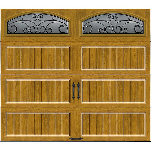 Clopay Gallery Collection 8 ft. x 7 ft. 6.5 R-Value Insulated Desert ...