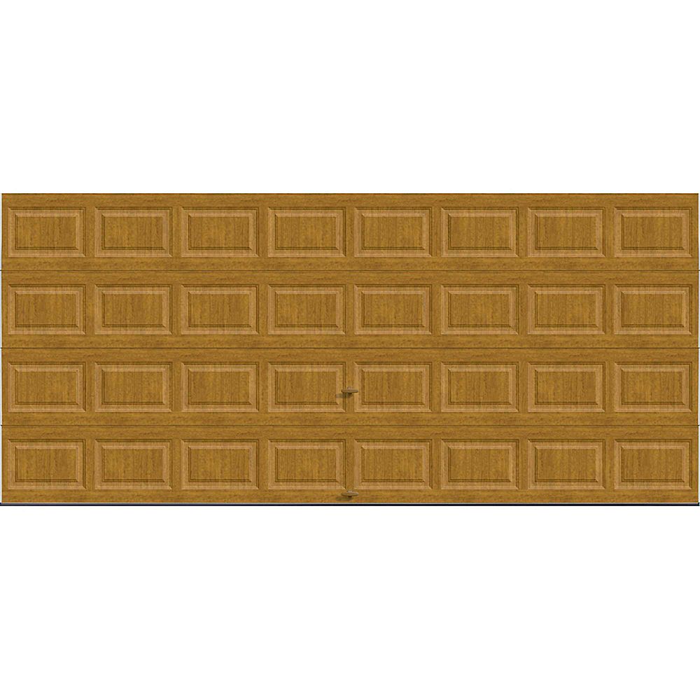 Clopay Premium Series 16 ft. x 7 ft. Intellicore Insulated Solid Ultra ...