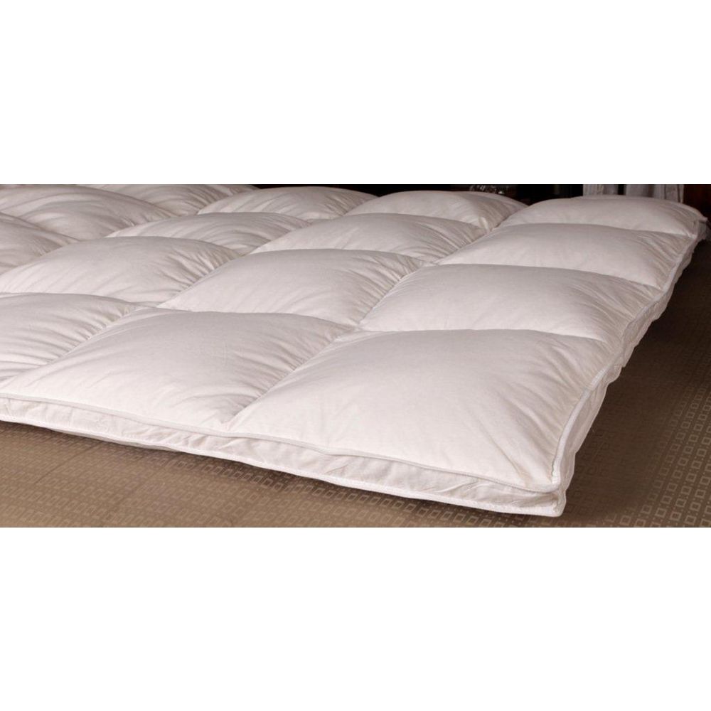 Royal Elite White Goose Featherbed, Twin | The Home Depot Canada