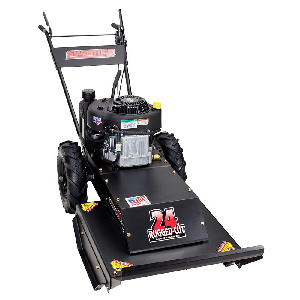 Swisher 11.5 HP Walk Behind Self Propelled Trail Cutter With 24-inch ...