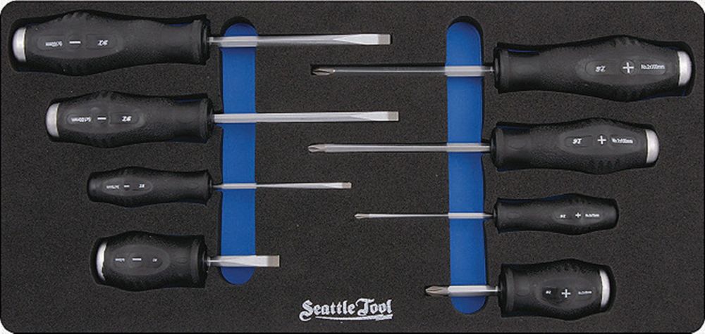 Seattle Tool Go-Through Screwdriver Set - 4 Slotted, 4 Phillips | The ...
