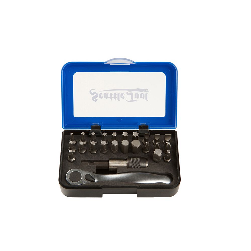 Seattle Tool 1/4-inch Mini Ratchet and Bits Set | The Home Depot Canada