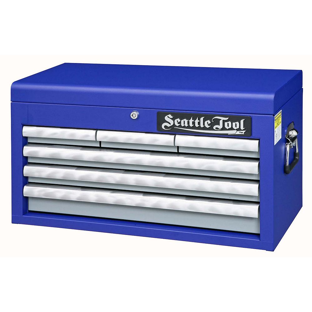 Seattle Tool Elite Series 26-inch 6 Drawer Tool Chest | The Home Depot ...