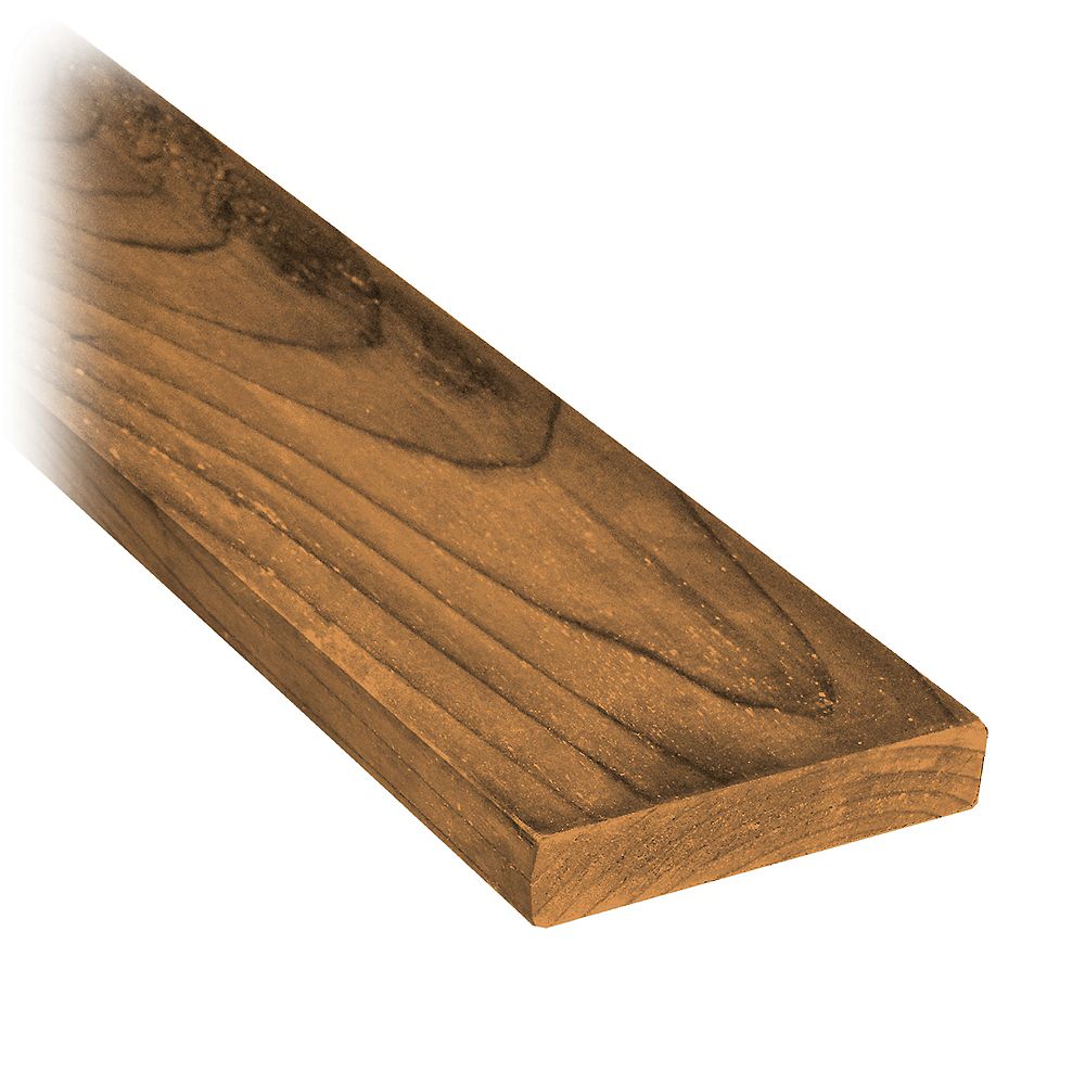 MicroPro Sienna Bois traité 1 x 4 x 8 pi (1x4x8) (1x4) | Home Depot Canada