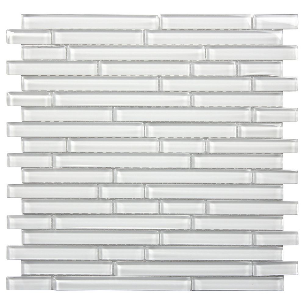 MSI Stone ULC Interlocking 12-inch x 12-inch x 6 mm Glass/Stone Mesh ...