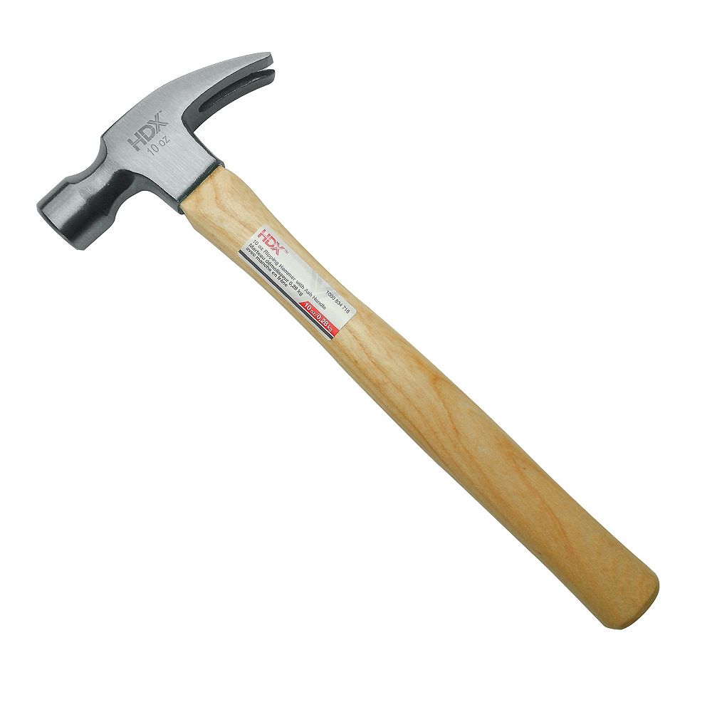 HDX 10 oz. Ash Handle Ripping Hammer | The Home Depot Canada