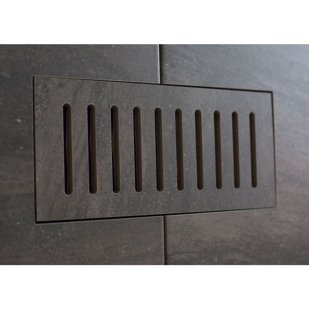 Aod Stone Porcelain Vent Cover Made To Match Fragment Graphite Tile Size 5 Inch X 11 In 