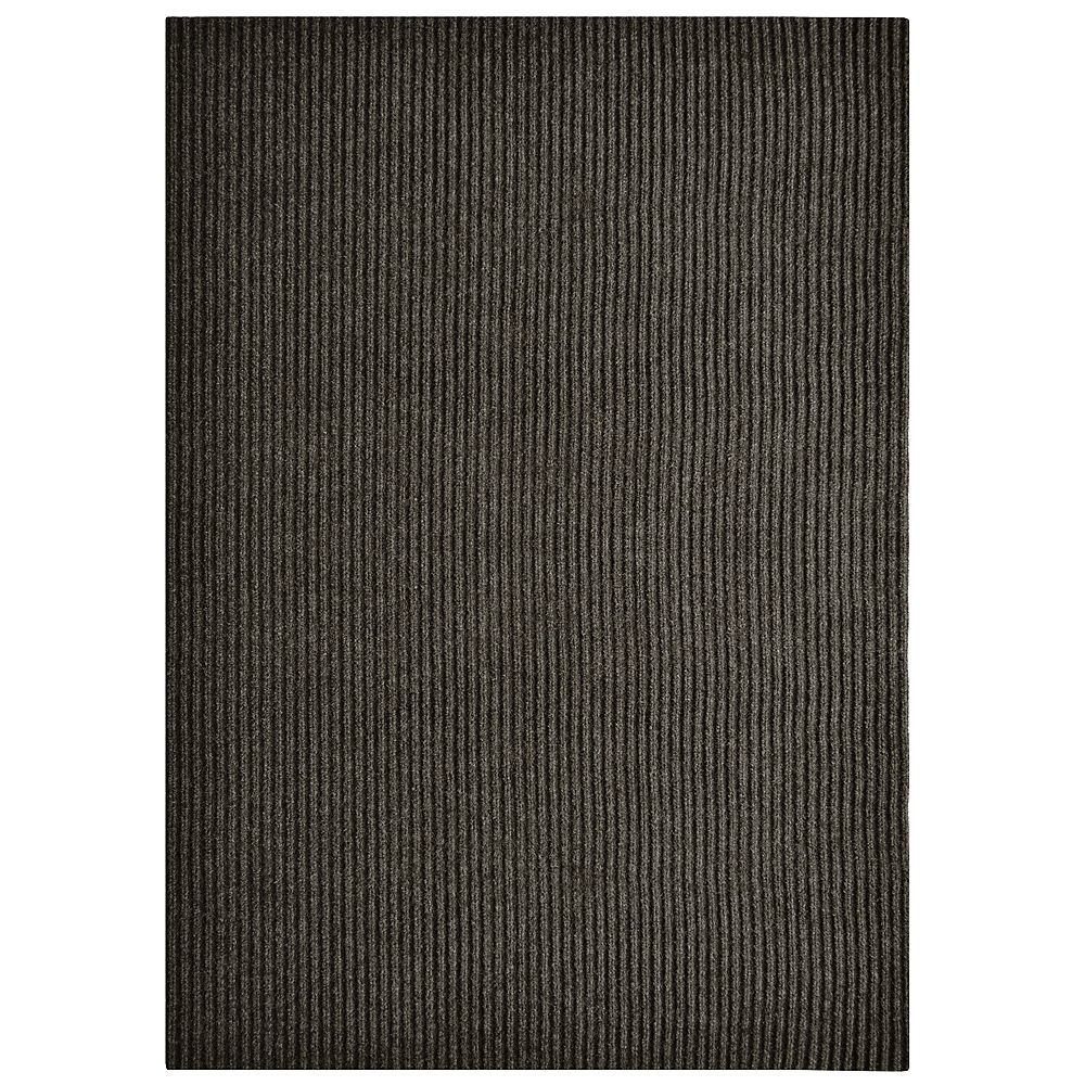 TrafficMaster Impact Rib Black 3 ft. x 4 ft. Rectangular Mat | The Home ...