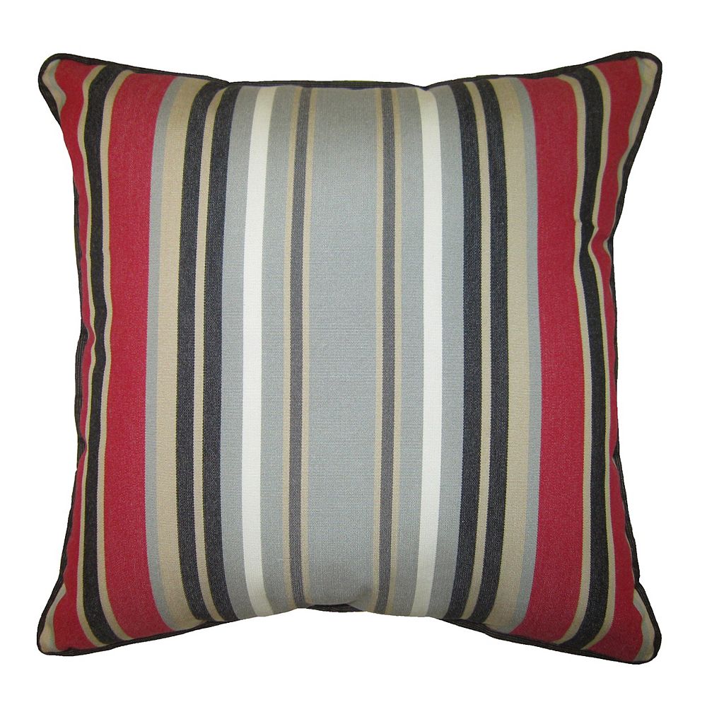 Suntastic 17 inch Pillow-SunBoard Tabby in Red | The Home Depot Canada