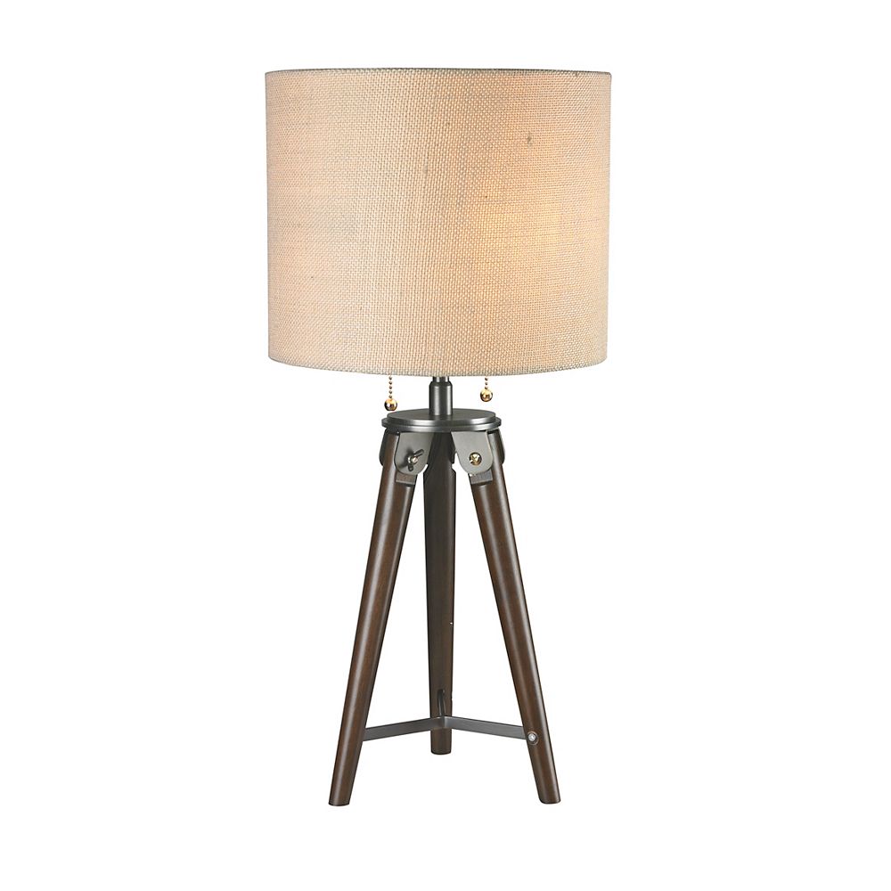 L2 Lighting 26 Inch Wooden Table Lamp | The Home Depot Canada