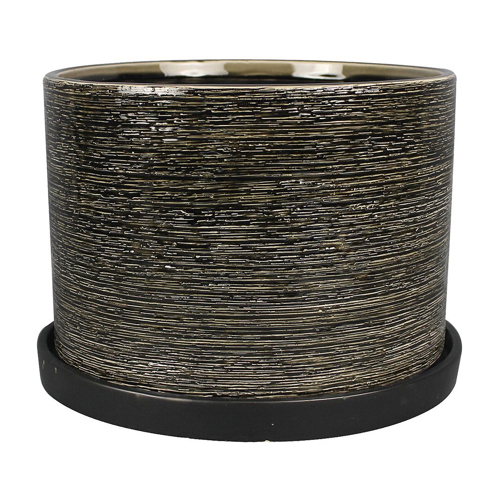 Trendspot 10-inch Ridgewater Cylinder Planter | The Home Depot Canada