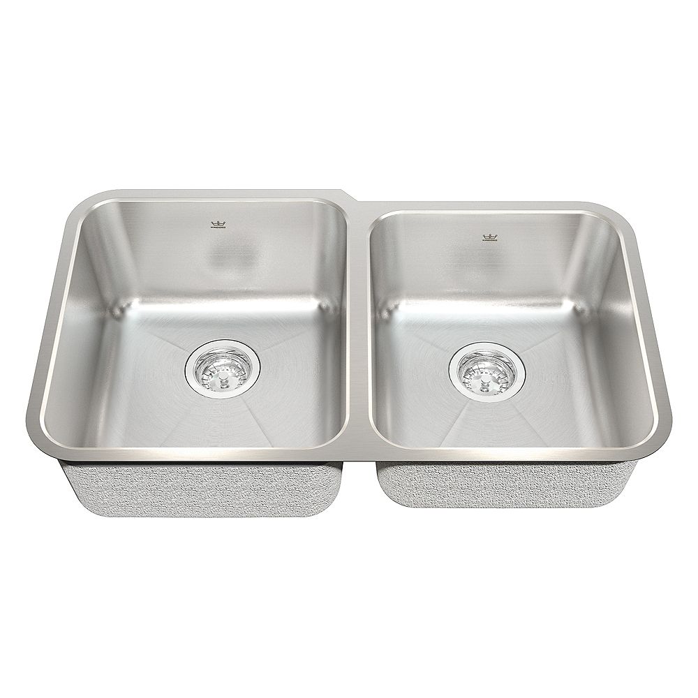 Kindred Combination RH UM 18 Ga sink - 18-3/4" X 32-7/8" X 9/8" | The ...