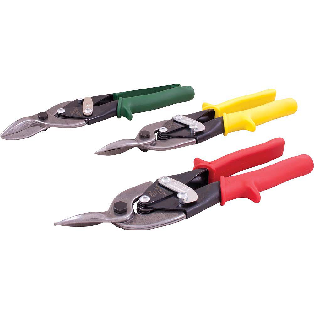 GRAY TOOLS 3-Piece Aviation Snip Set | The Home Depot Canada