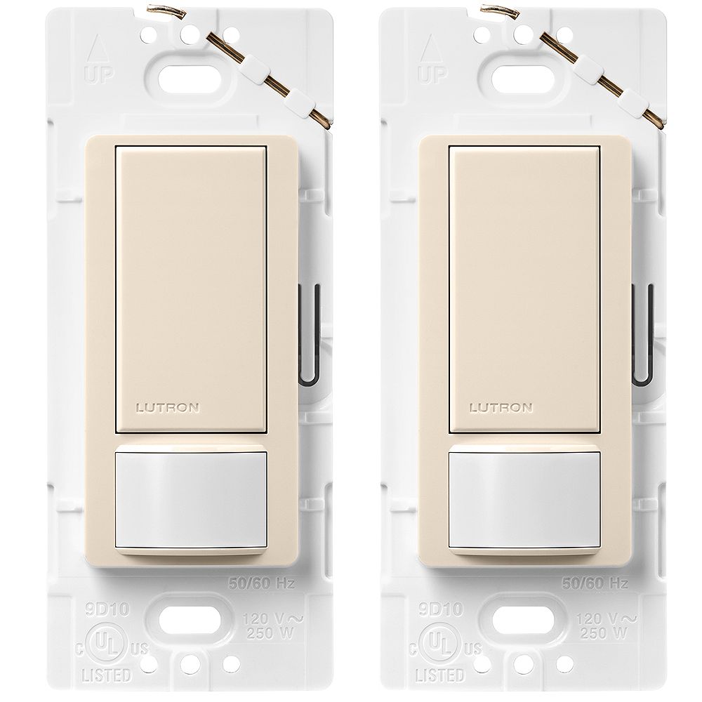 Lutron Maestro Single Pole Occupancy Motion Sensing Switch - Light ...