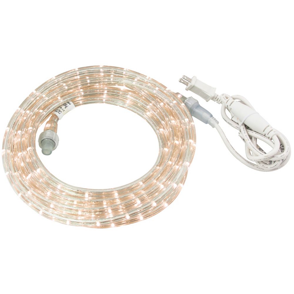 Commercial Electric 49.5 ft. (15.08 m) LED Rope Light | The Home Depot ...