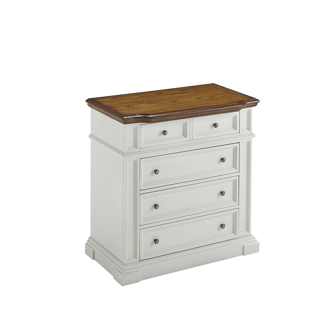 Home Styles Ameicana 36-inch x 36-inch x 19.5-inch 4-Drawer Chest in ...