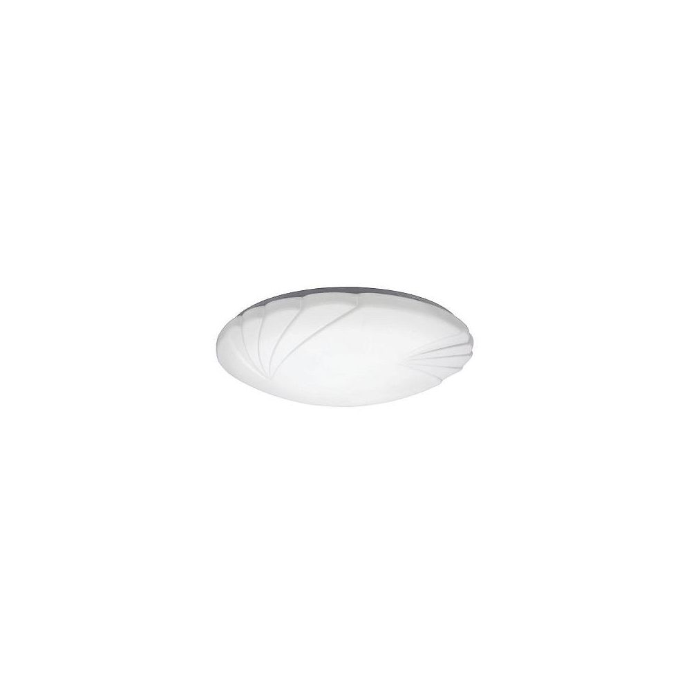 Lithonia Lighting 14 Inch. Crenelle White LED Round With Scalloped ...