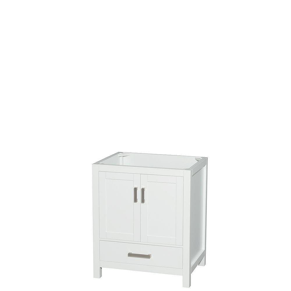 Wyndham Collection Sheffield 30-inch Vanity Cabinet in White | The Home ...