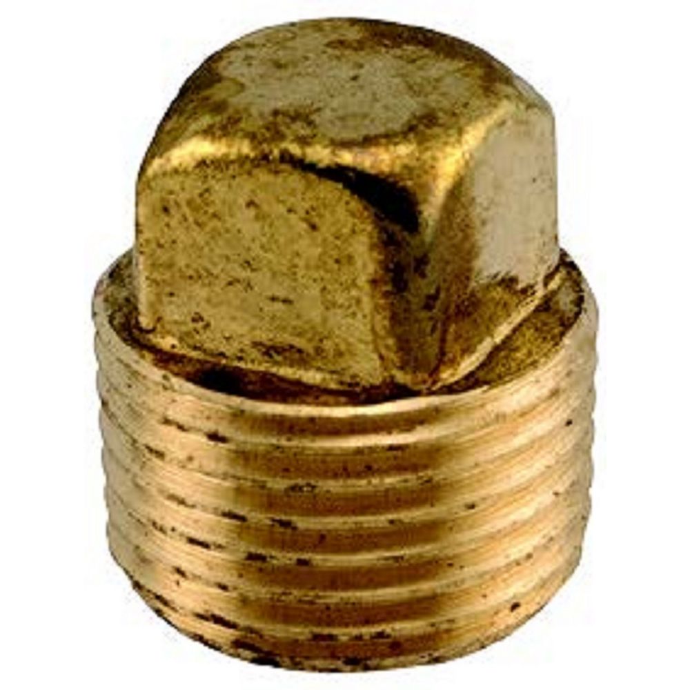Sioux Chief 1/2 inch Lead-Free Brass Square-Head Plug | The Home Depot ...