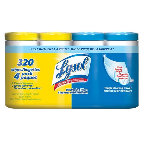 Lysol 80 Cleaning & Sanitizing Disinfecting Surface Wipes (Lavender ...