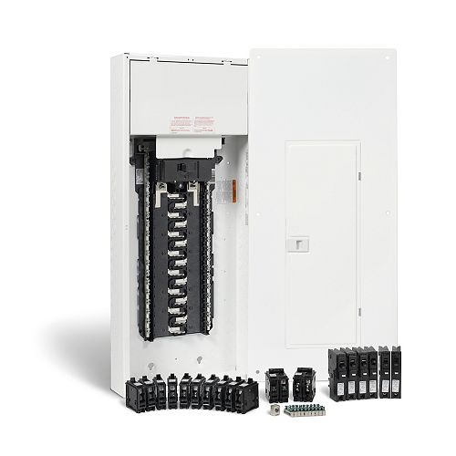 Leviton 200A 120/240V 30 Circuit 30 Spaces Indoor Load Center and Door ...