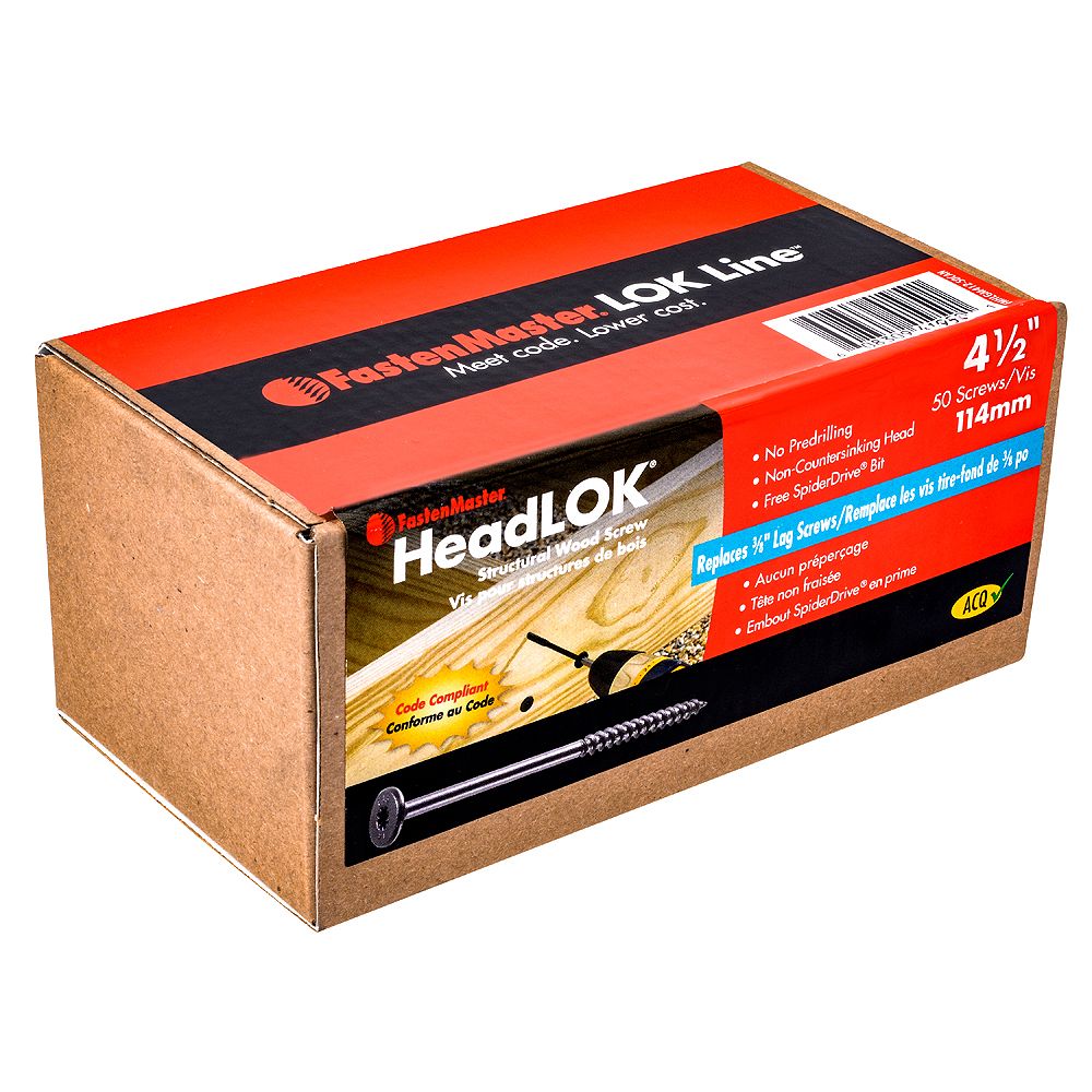 FastenMaster Headlok 4-1/2 inch - 150-Piece | The Home Depot Canada