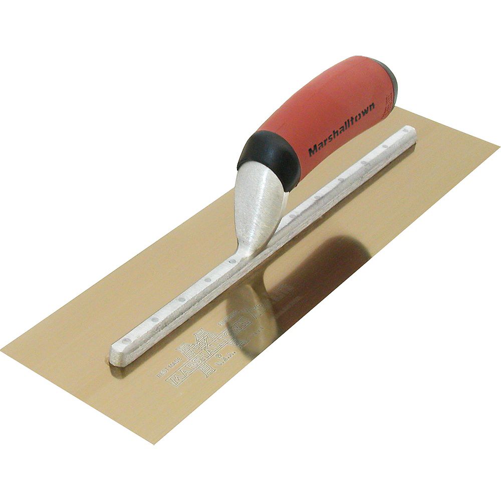 Marshalltown 13 X 5 GS Finishing Trowel Curved DuraSoft Handle | The ...