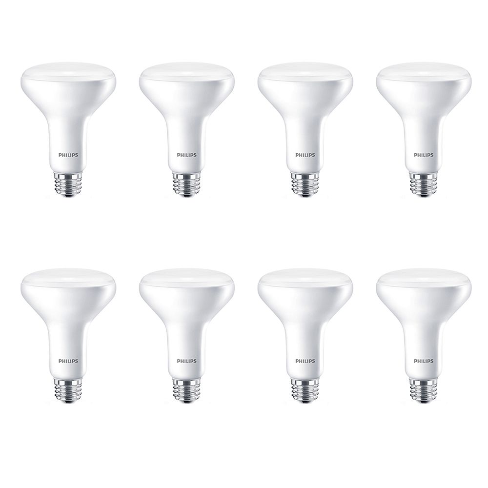 Philips 11W=65W Daylight BR30 LED Light Bulb (8-pack) | The Home Depot ...