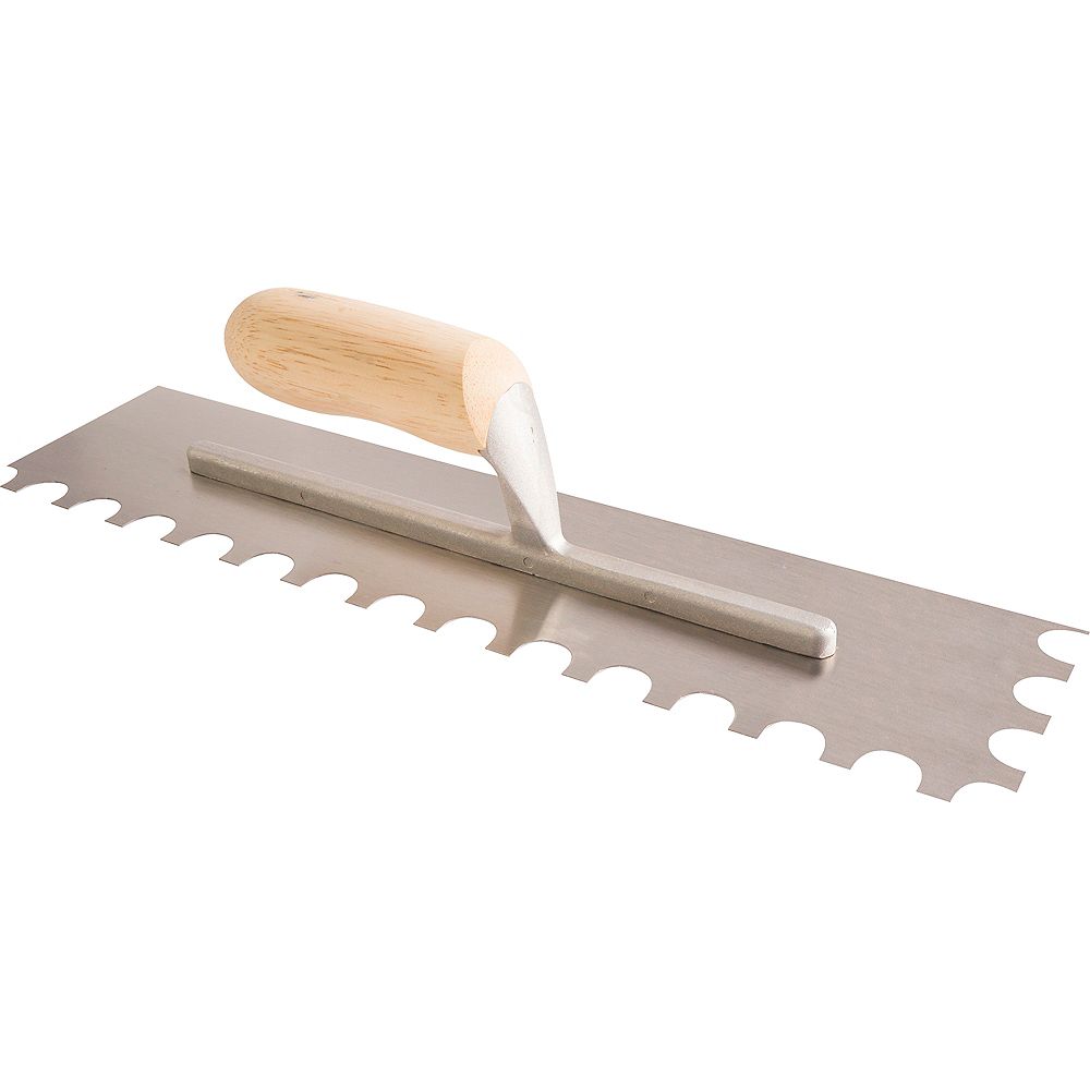 QEP 3/4 inch x 9/16 inch x 3/8 inch U-Shape Trowel | The Home Depot Canada