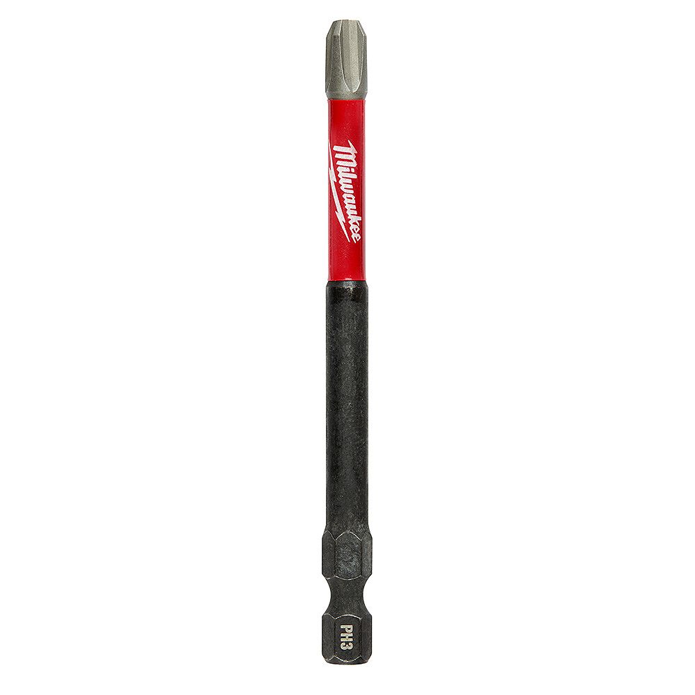 Milwaukee Tool Shockwave 3 1 2 Inch Impact Phillips No 3 Power Bit