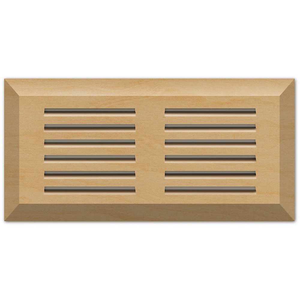 Finium Maple natural 4 x 10 top mount vent | The Home Depot Canada