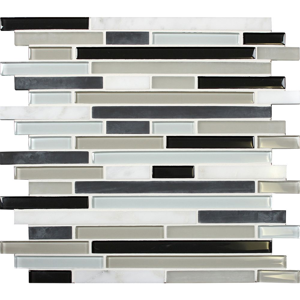 MSI Stone ULC Castle Interlocking 12-inch x 12-inch x 6mm Glass Stone ...