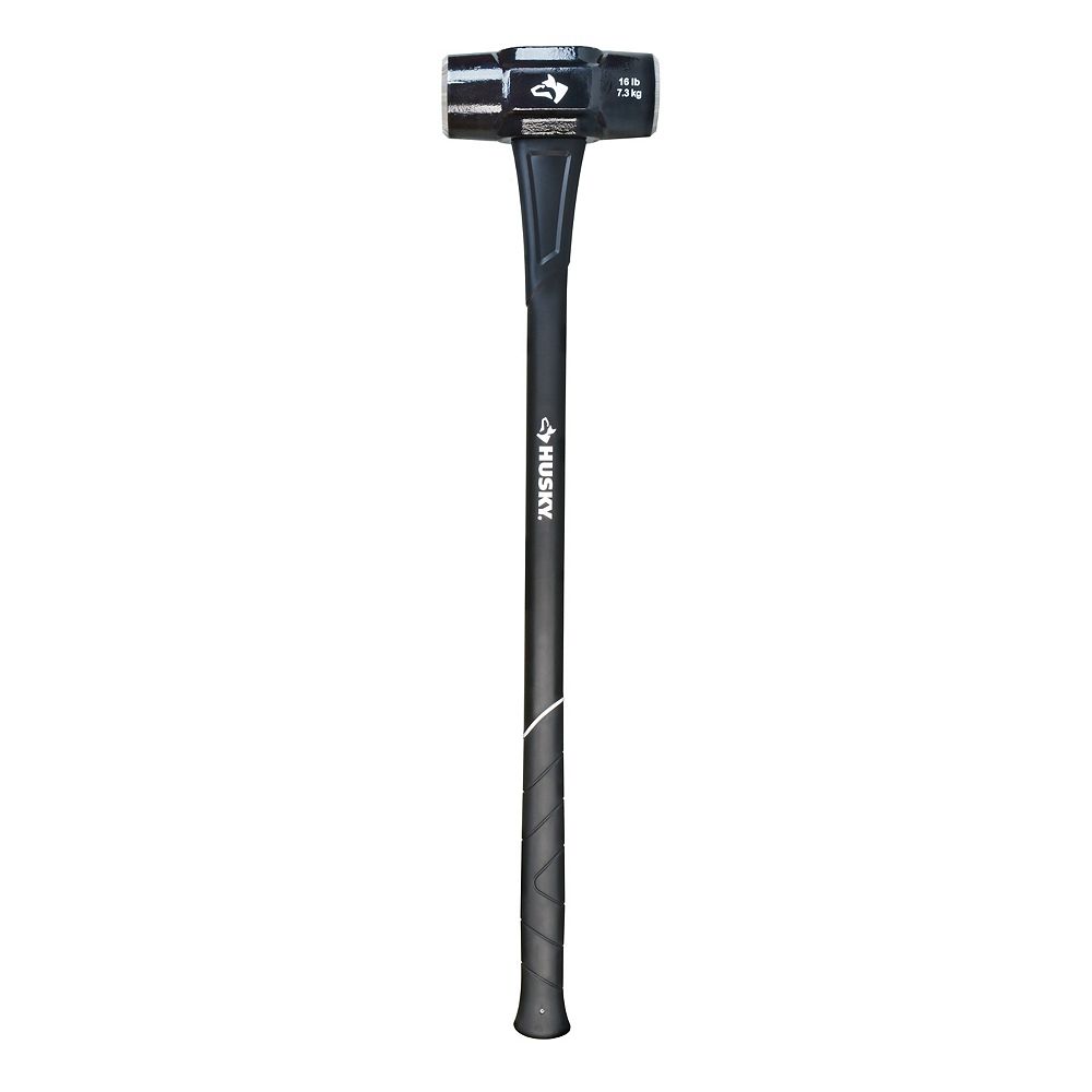 Husky 16 lb. Sledge Hammer with 34-inch fibreglass Handle | The Home ...