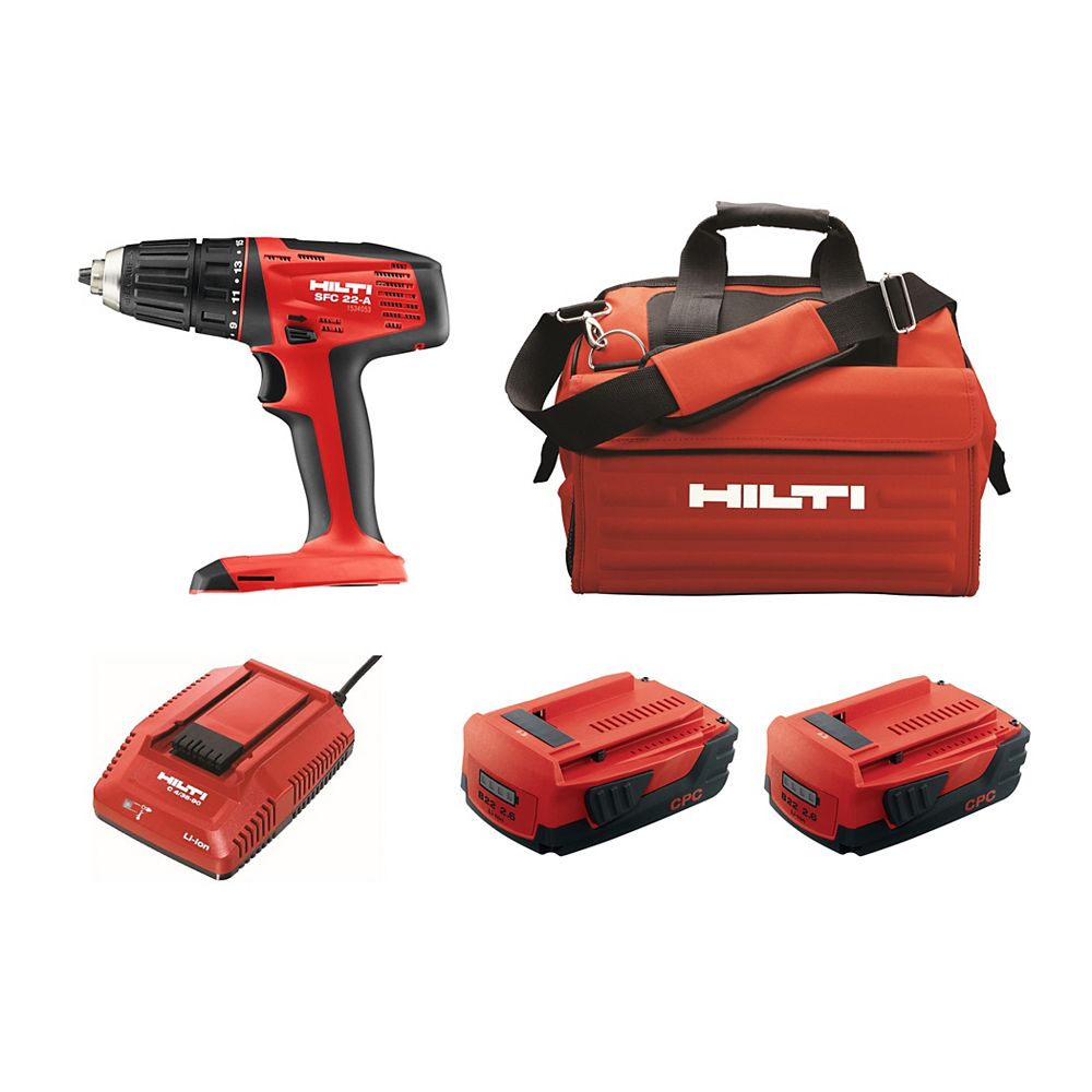 Hilti SFC 22-Volt Lithium-Ion Cordless Compact Drill Driver | The Home Depot Canada