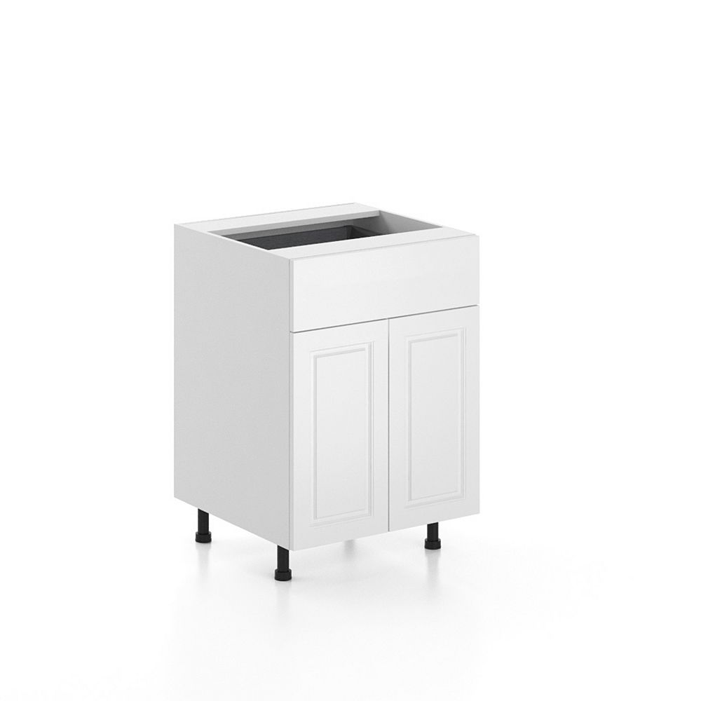 Eurostyle Florence - Assembled 24 inch Base cabinet -1 drawer | The ...