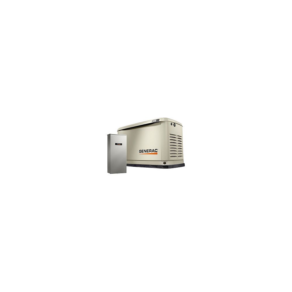 Generac 9000W LP/ 8000W NG Air Cooled Standby Generator with Automatic ...