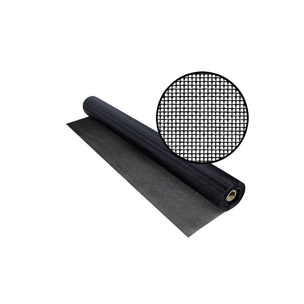 Phifer TuffScreen No-See-Um 72 Inchx50 Feet Black | The Home Depot Canada