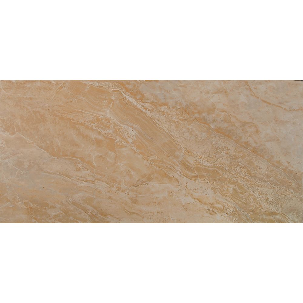 MSI Stone ULC Onyx Sand 16 Inch x 32-inch Glazed Porcelain Floor and ...