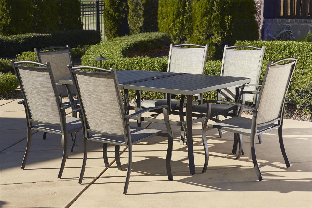 Cosco L'ensemble de meubles pour patio Serene Ridge en aluminium de 7 ...