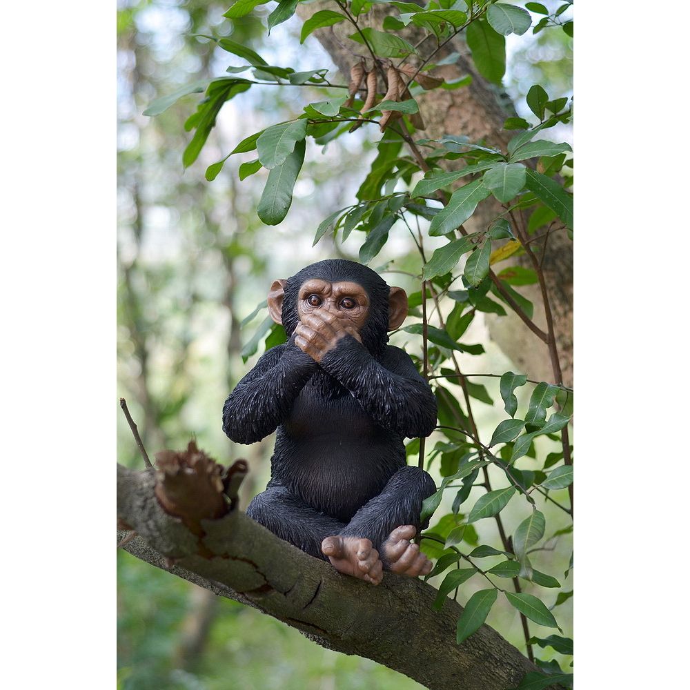Hi-Line Gift Speak No Evil Sitting Monkey Statue | The Home Depot Canada