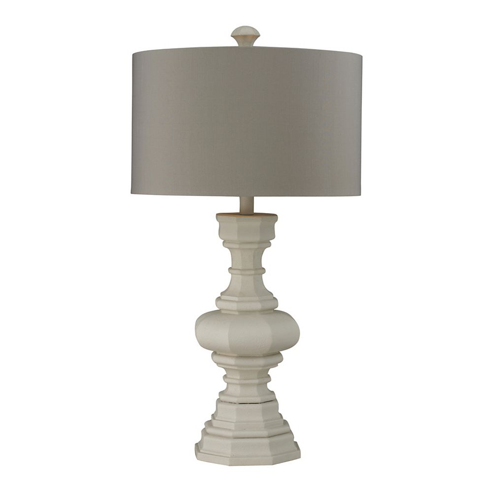 Titan Lighting Parisian 31 Inch Plaster Finish Table Lamp With Light ...