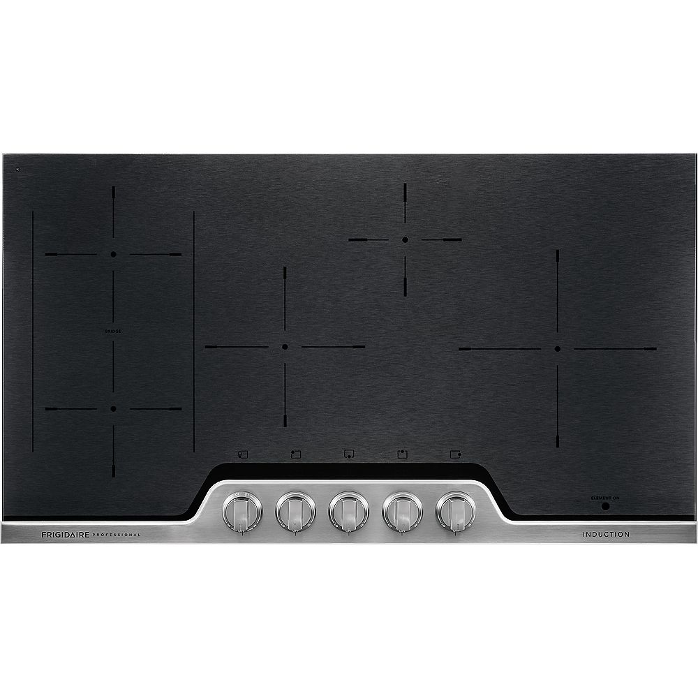 Frigidaire Professional 36-inch Induction Cooktop in Black Ceramic with ...