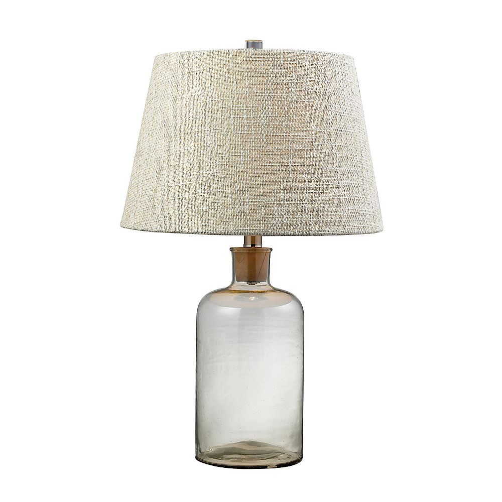 Titan Lighting Clear Glass Bottle Table Lamp With Cork Neck | The Home ...