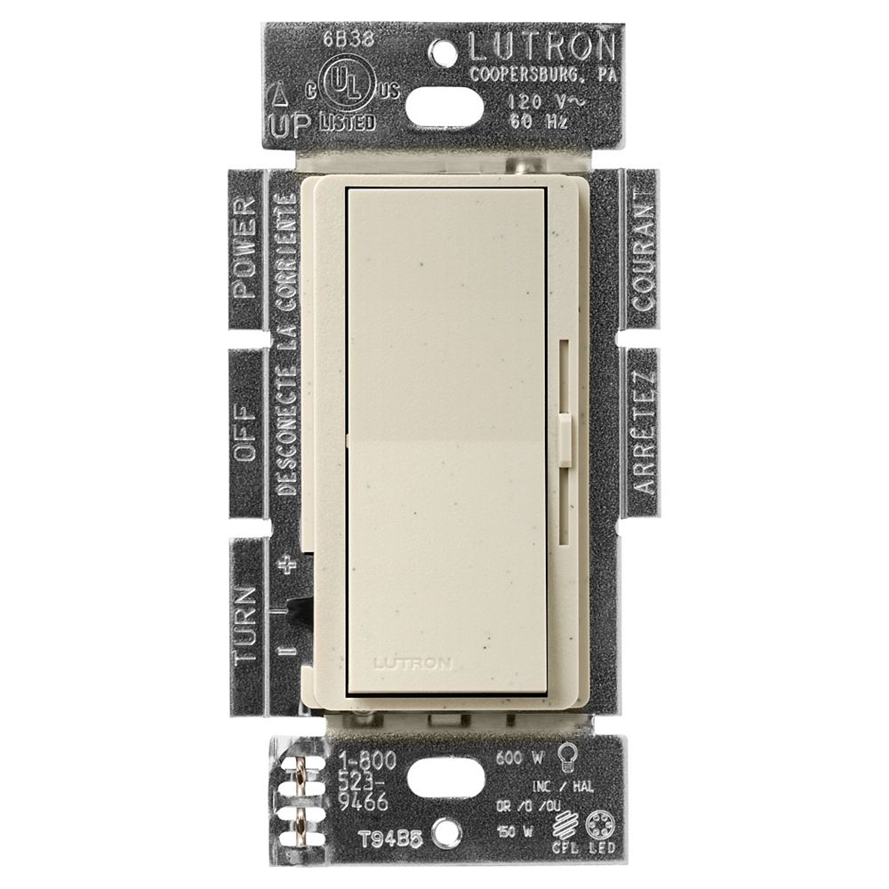 Lutron Diva LED+ Dimmer Switch for Dimmable LED/Halogen/Incandescent ...