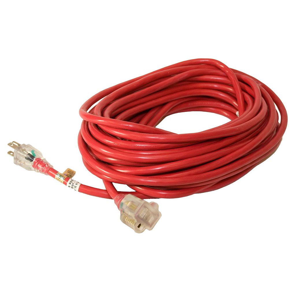 Canada Wire 50FT. / 15M OUTDOOR MEDIUM DUTY EXTENSION CORD | The Home ...